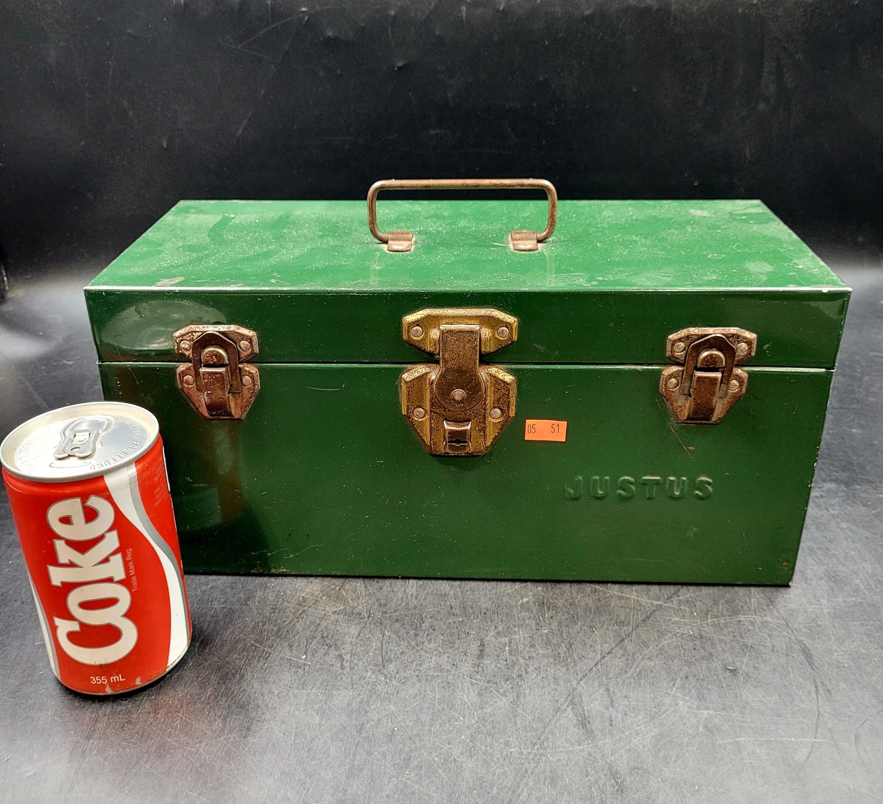 Green Metal 2 Tier Toolbox