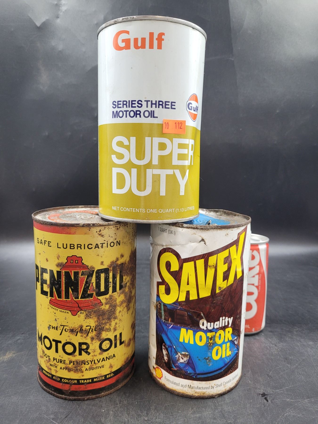 Vintage Motor Oil Cans