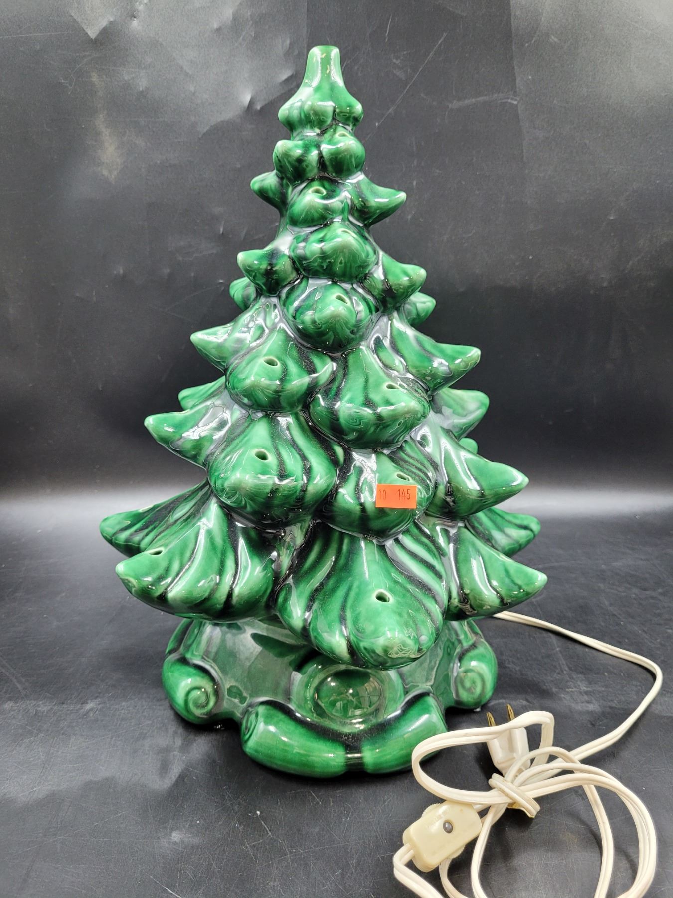 Vintage Ceramic Light Up Christmas Tree