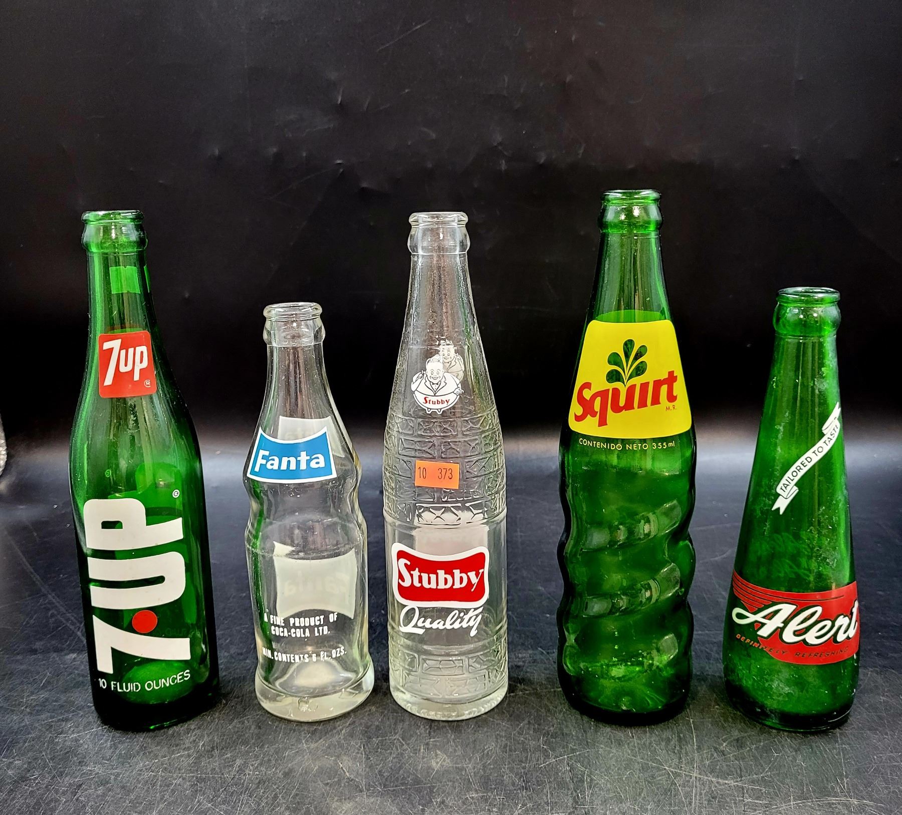 Vintage Glass Pop Bottles
