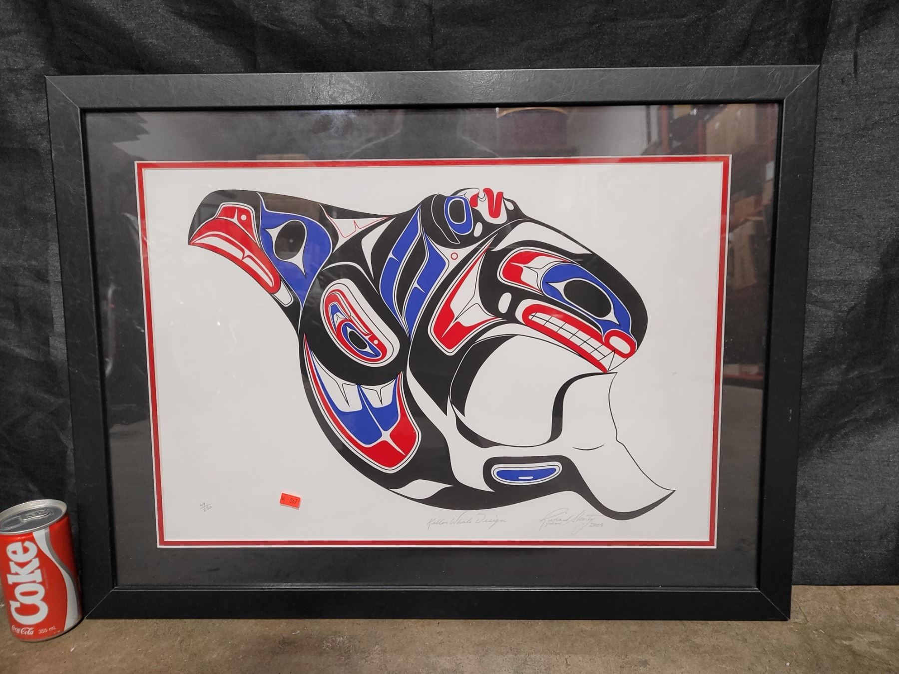 Signed and Numbered Native Print by Richard Shorty