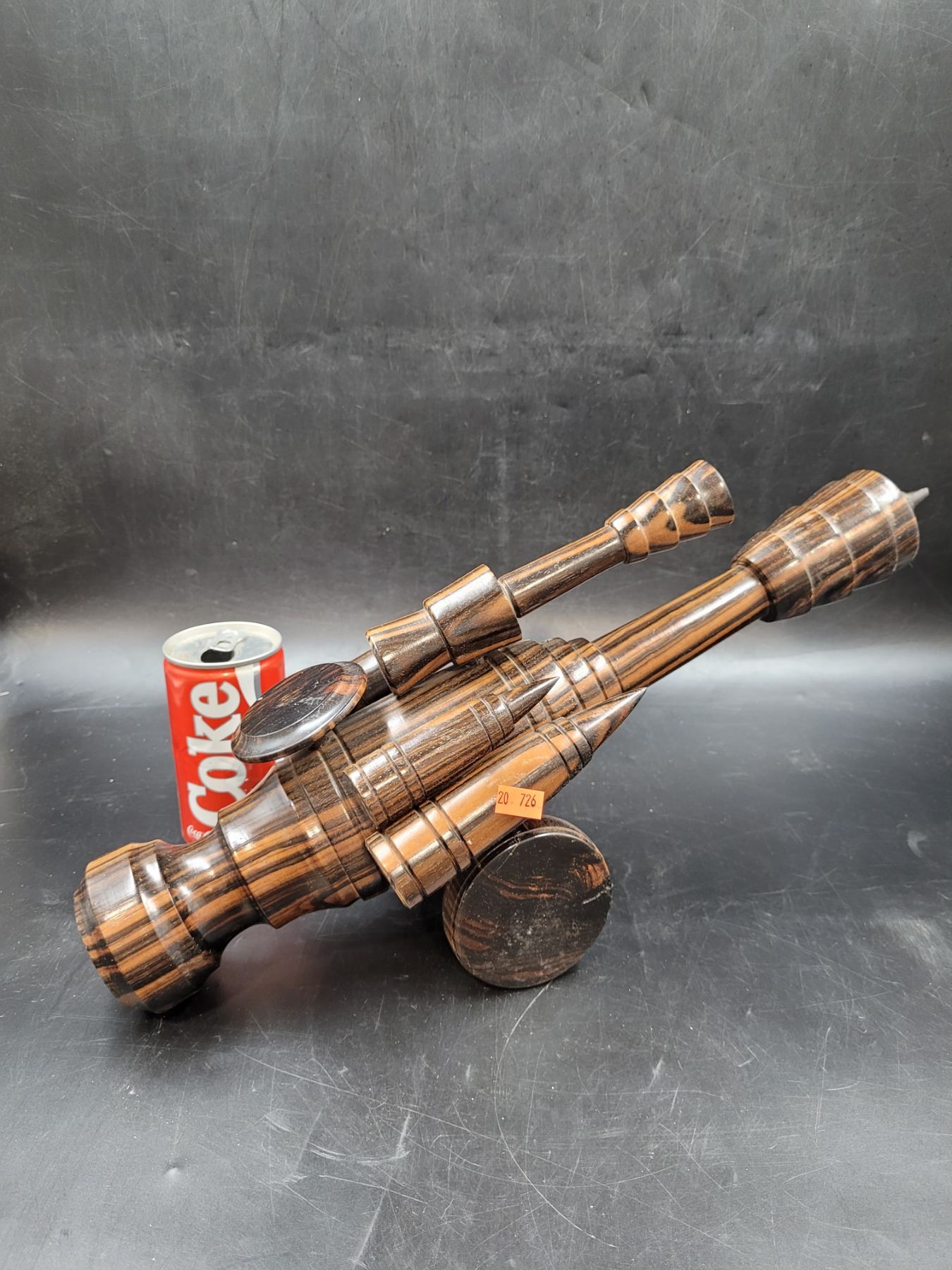 Handmade Wooden Cannon Decor