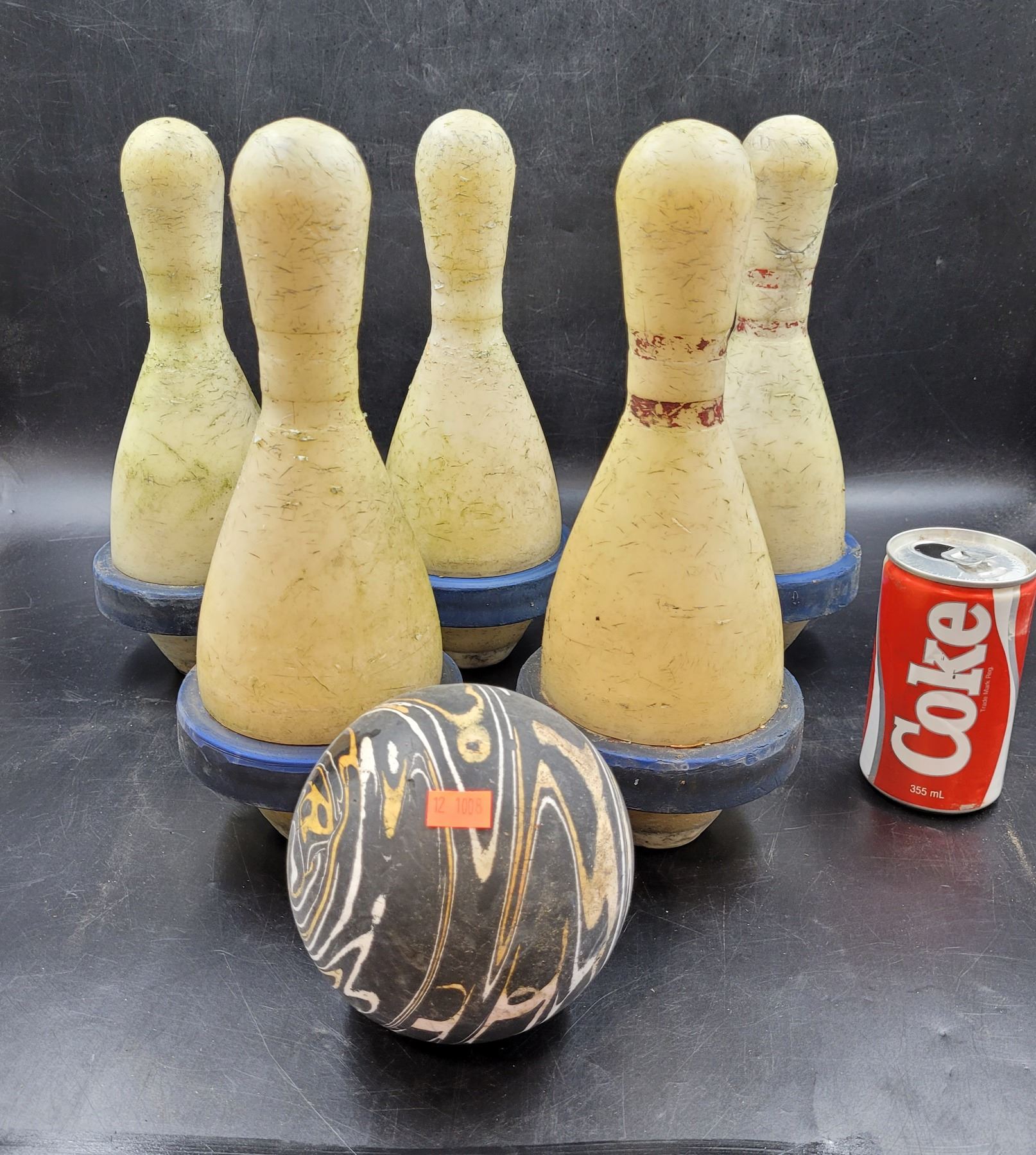 Vintage 5 Pin Bowling Set