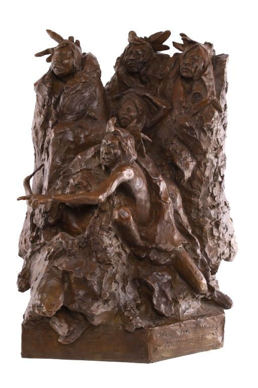 Richard Greeves (1935-2022) Bronze of Warriors