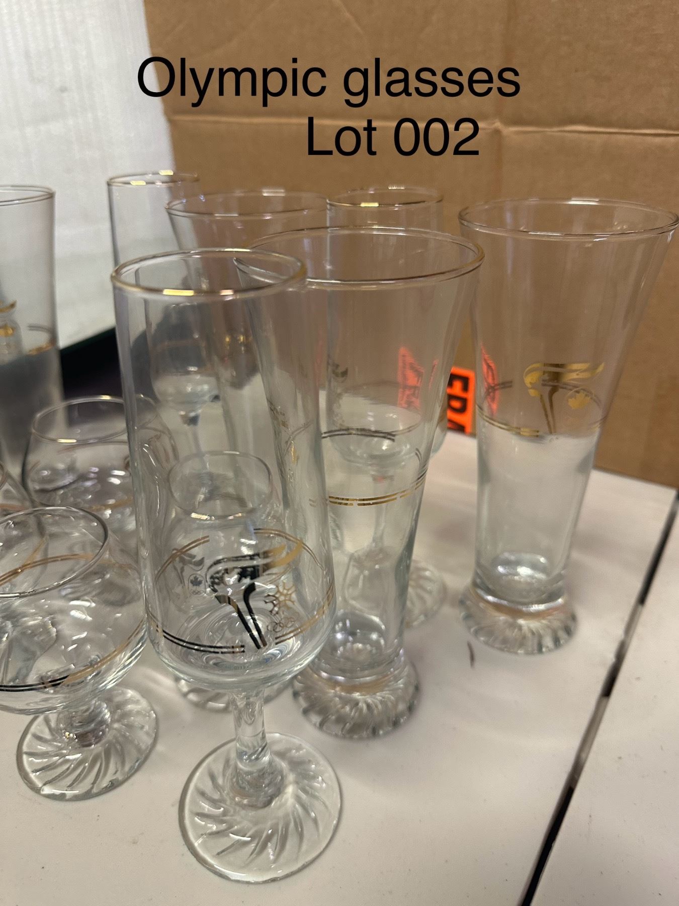 Olympic glasses