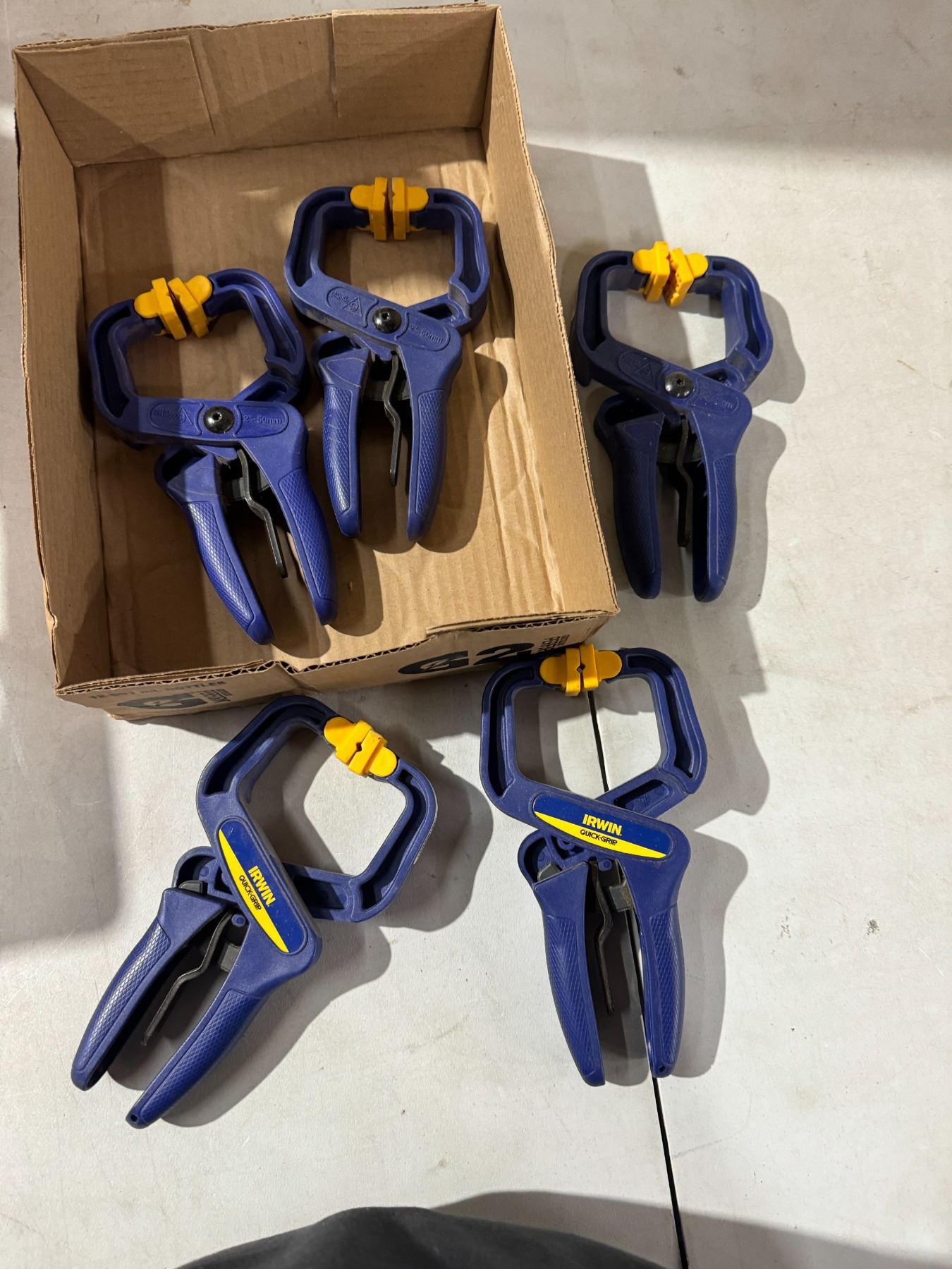Erwin quick grip clamps
