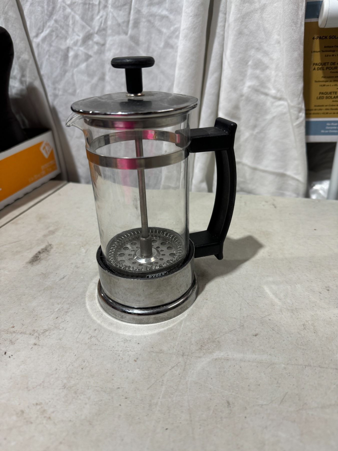 Pyrex coffee press