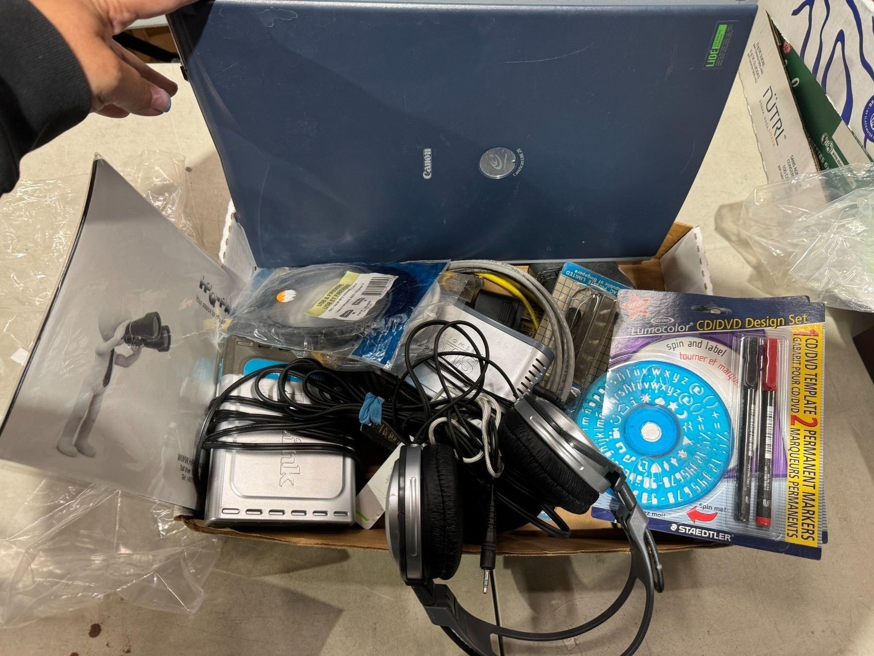 Electronic items, etc.