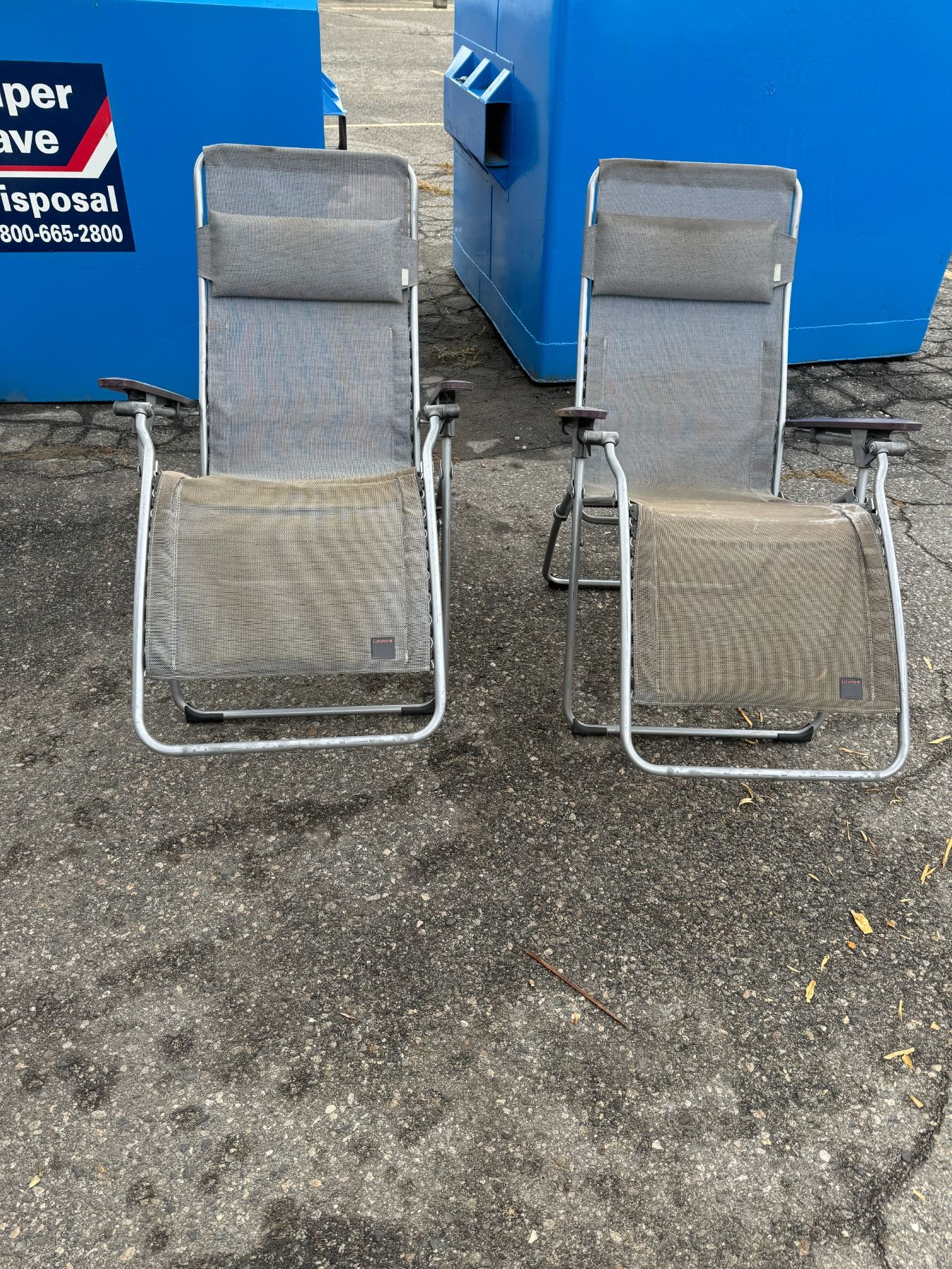 Lafuma lounge chairs
