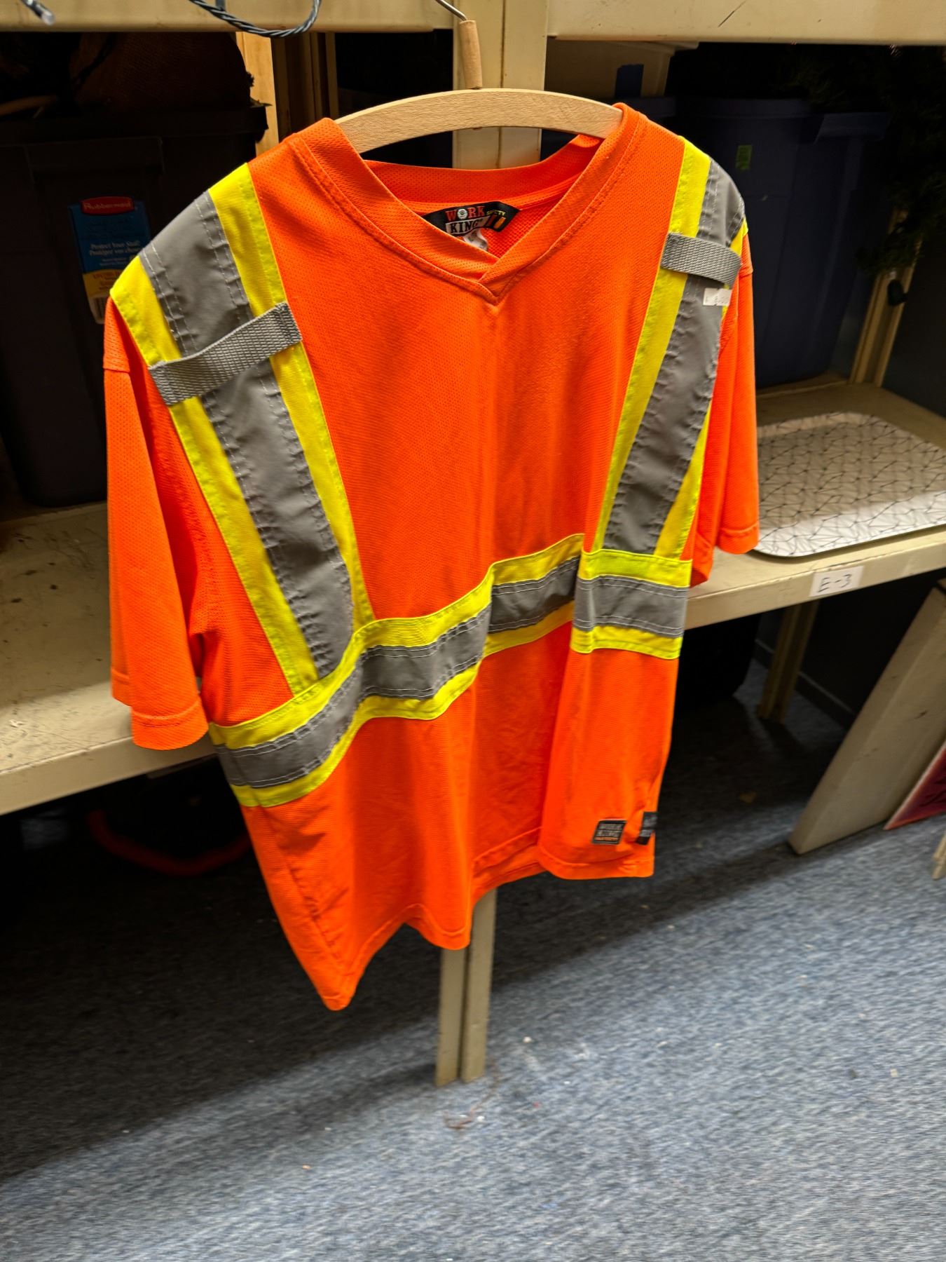 Work king extra large safety shirt