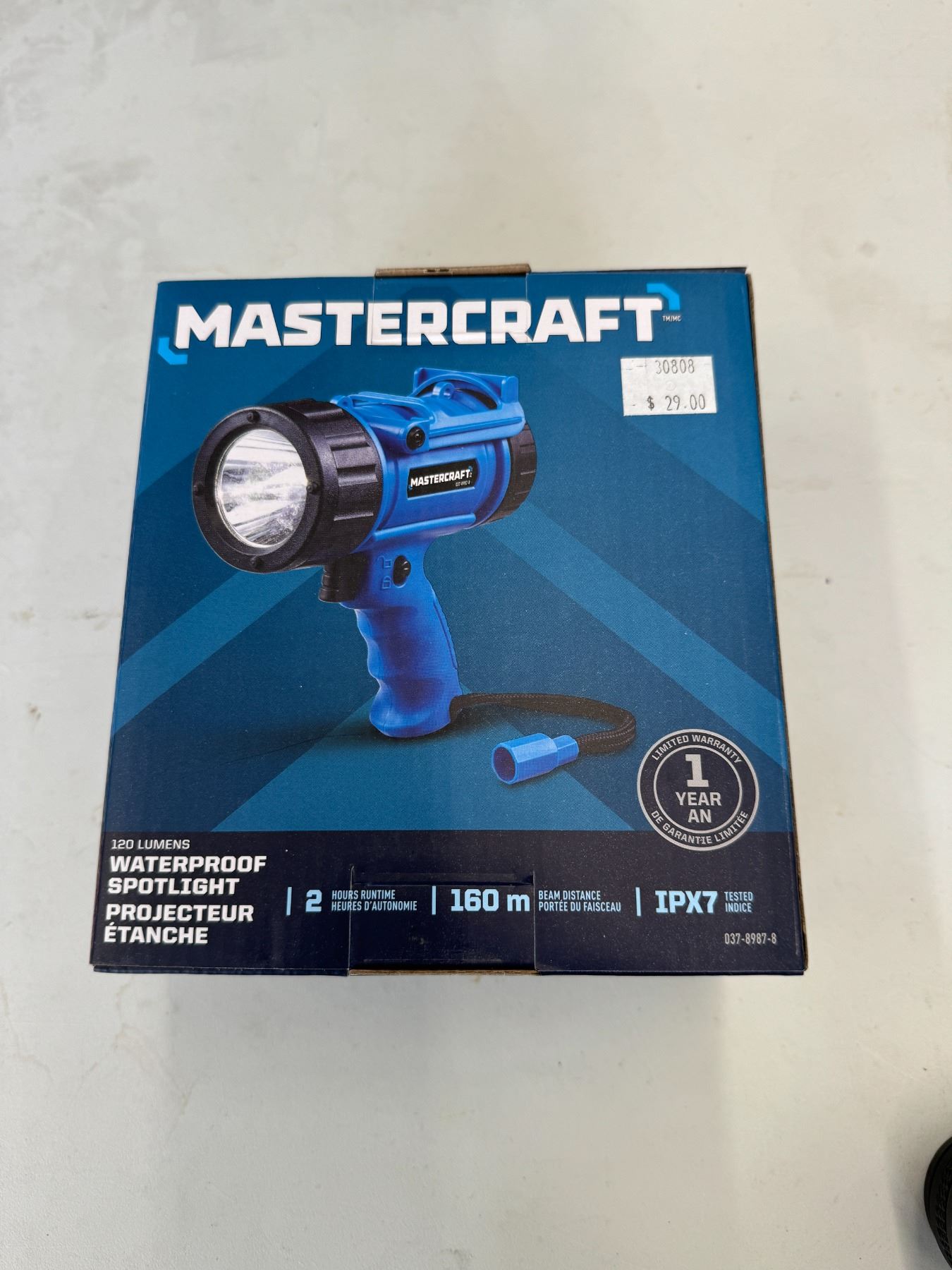 Mastercraft waterproof spotlight
