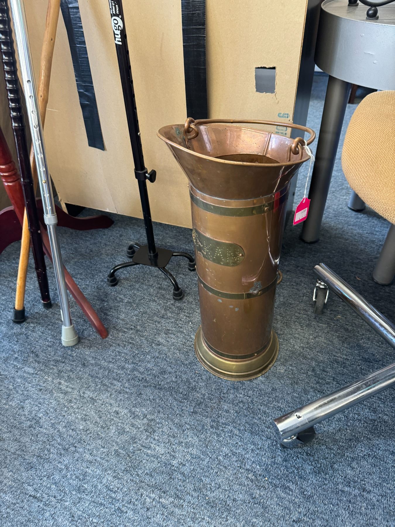 Brass spitoon