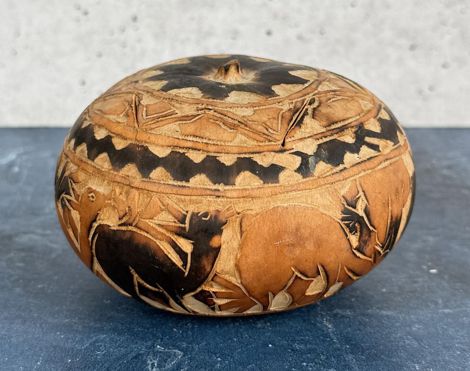 Carved Gourd Box