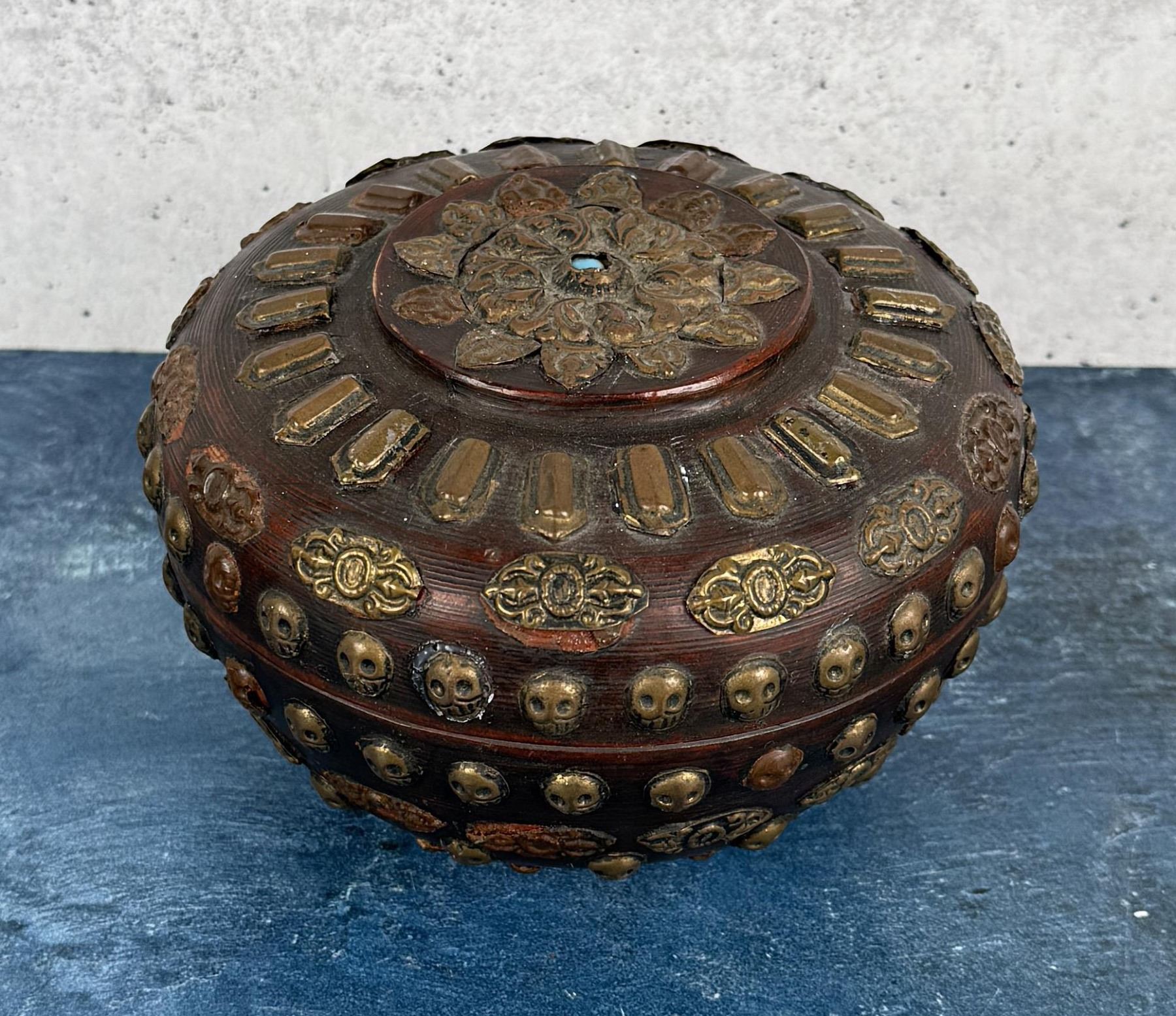 Antique Tibetan Tsampa Box