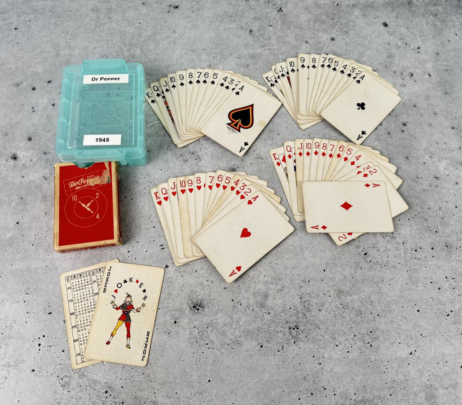 1945 Dr. Pepper Playing Cards