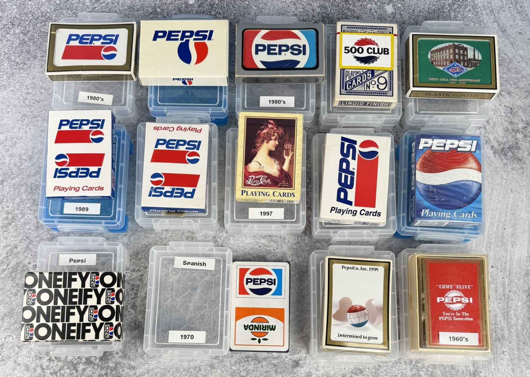 Collection of Pepsi Playing Cards