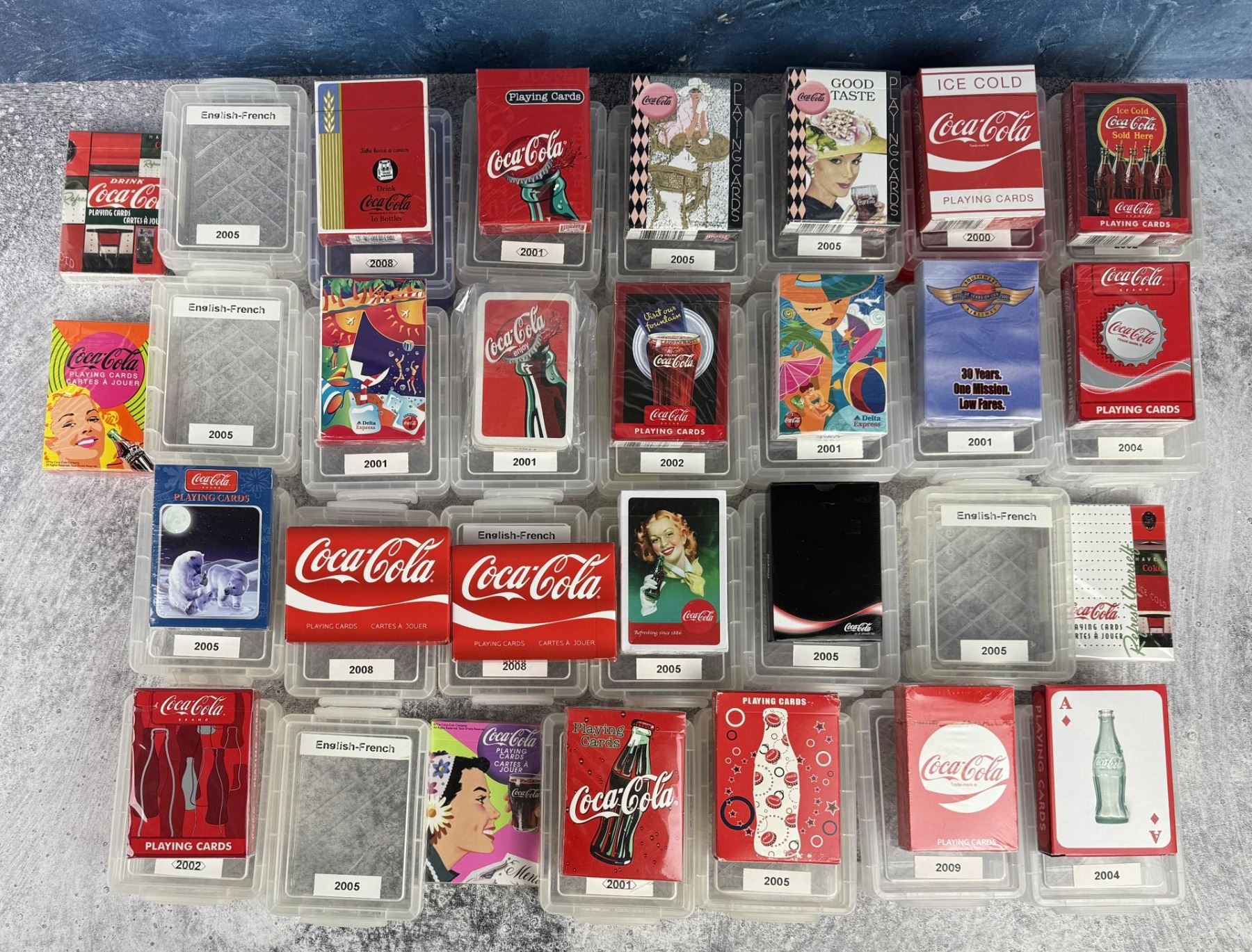 2000s Coca Cola Playing Card Collection