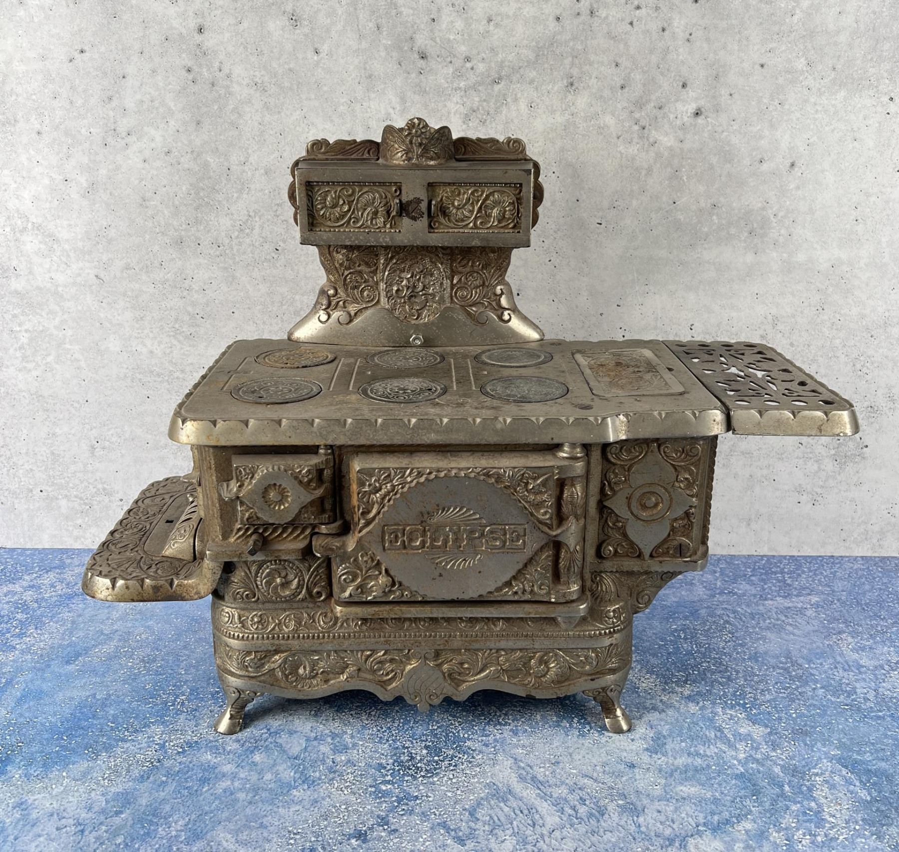 Antique Eclipse Salesman Sample Iron Cook Stove