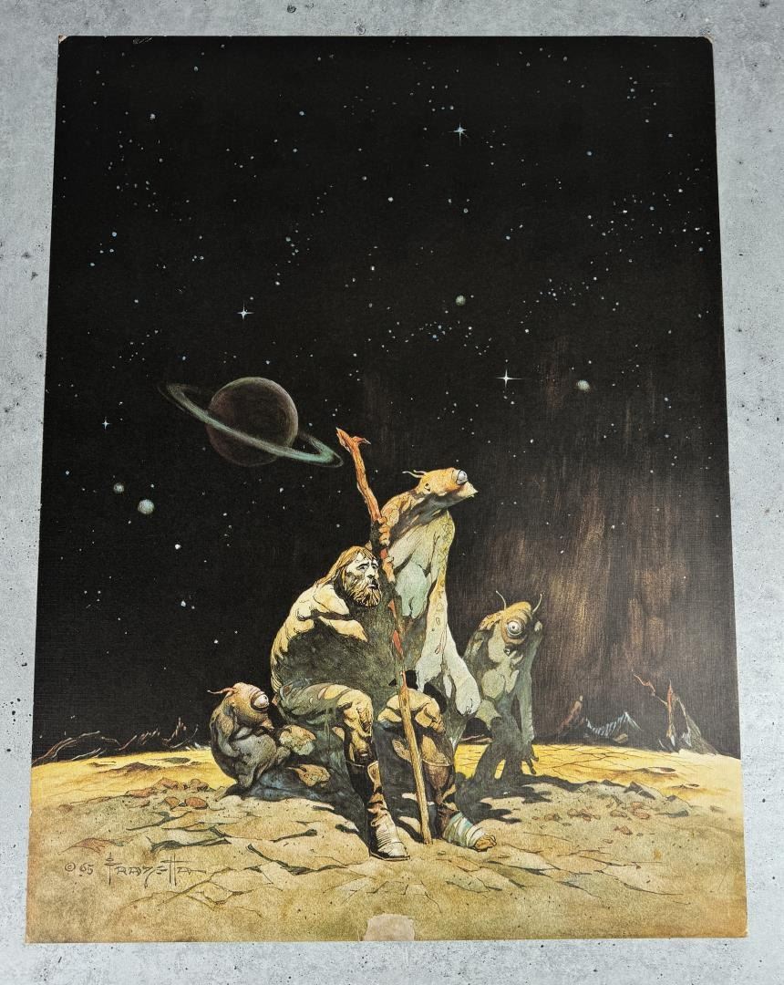 Vintage Frank Frazetta Print Stranded
