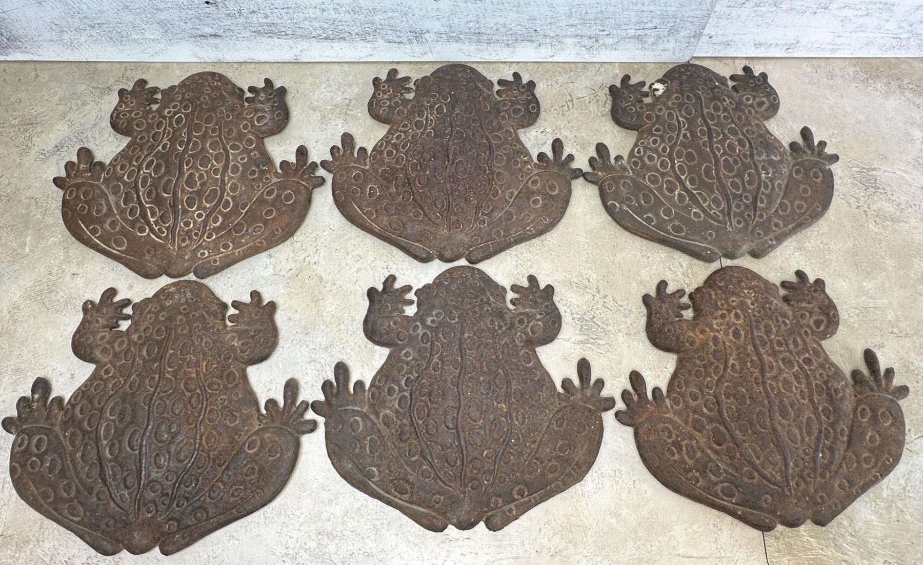 Cast Iron Frog Stepping Stones