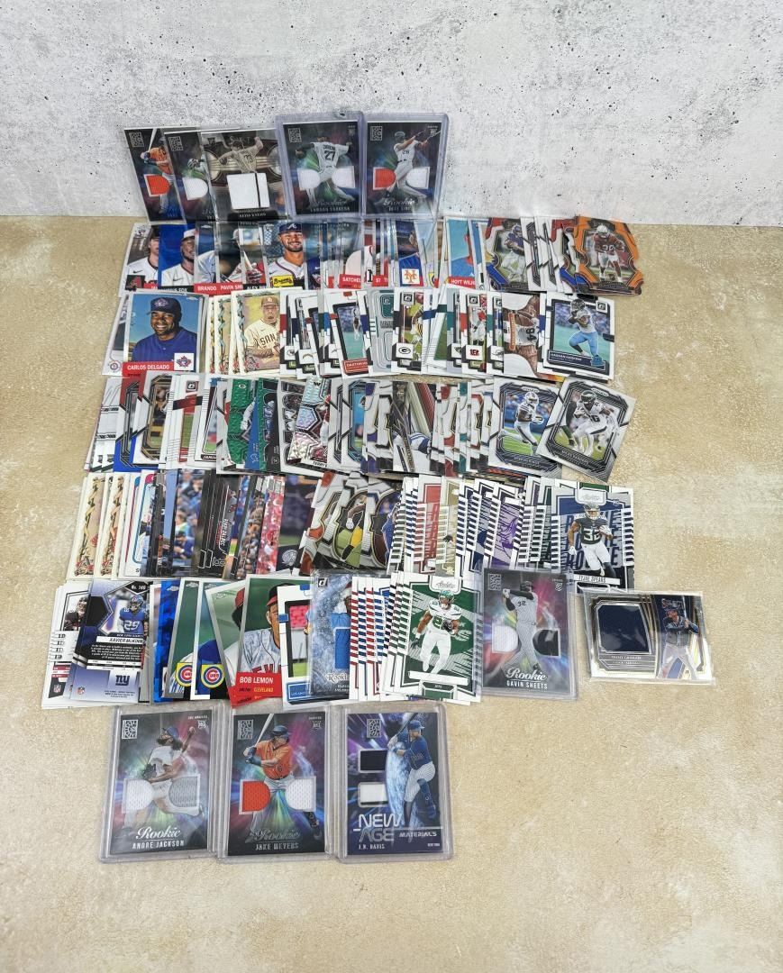 Collection of Baseball Cards Patch Inserts