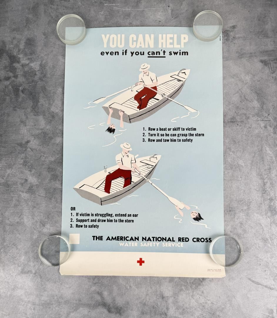 1961 American Red Cross Water Safety Poster