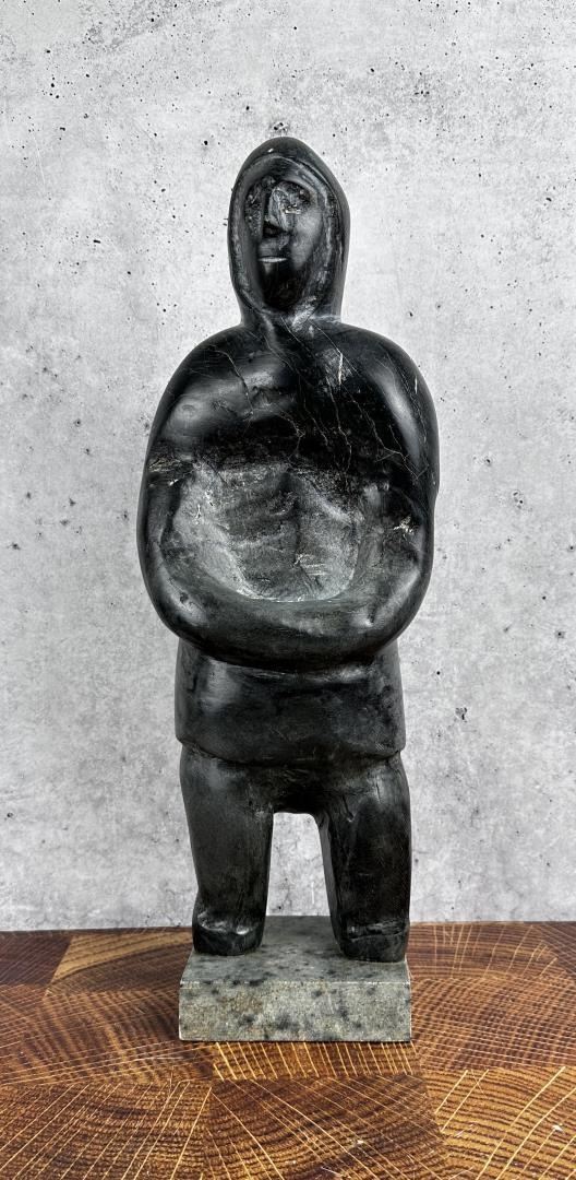 Tuna Iquliq Inuit Eskimo Soapstone Carving