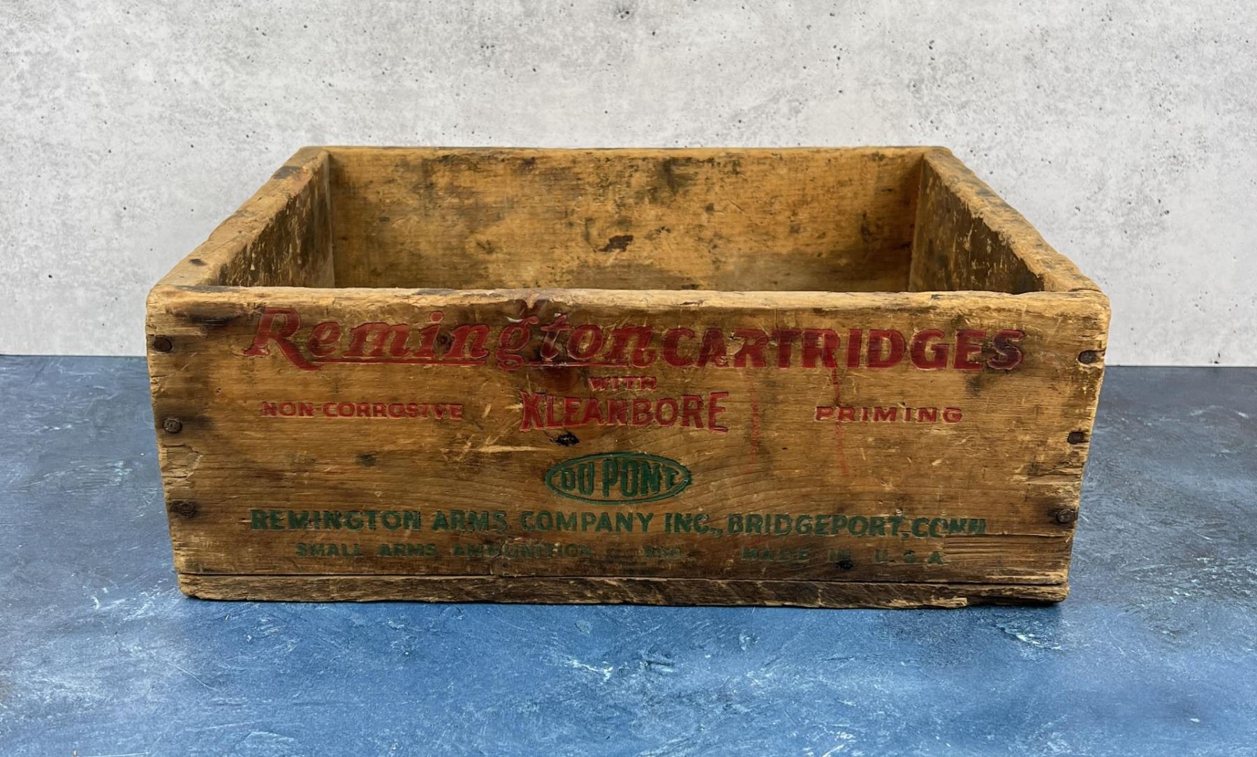 Remington 8mm Mauser Wood Ammo Crate