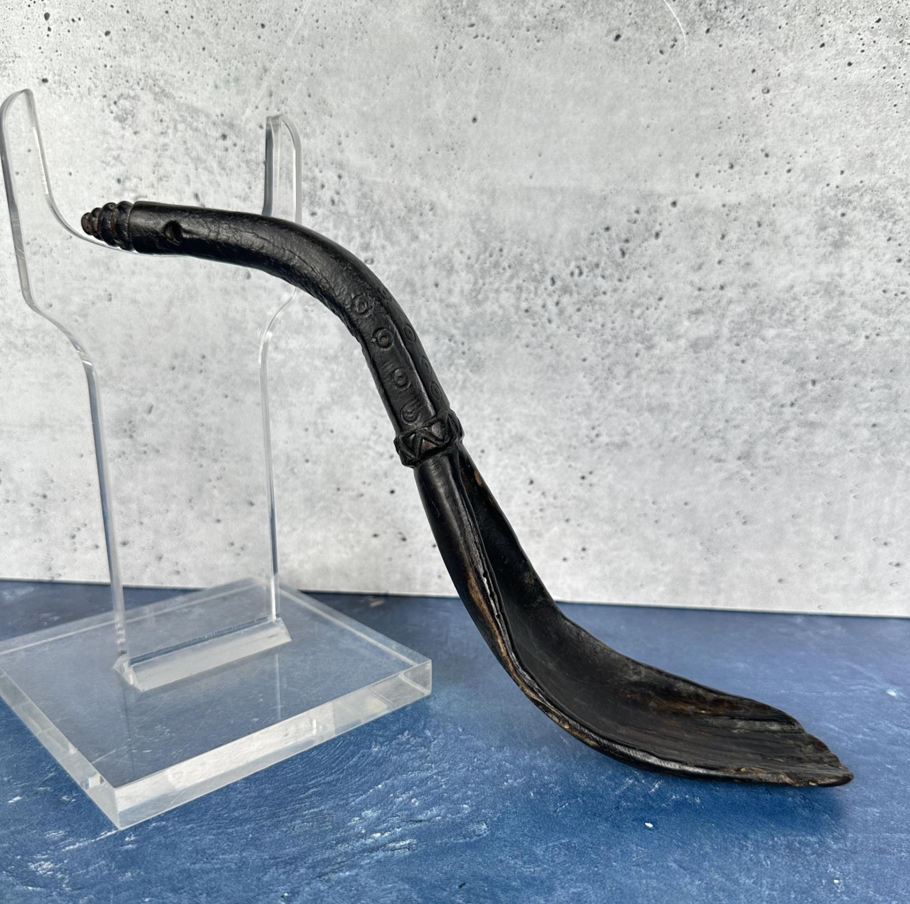 Northwest Coast Indian Mountain Goat Horn Spoon