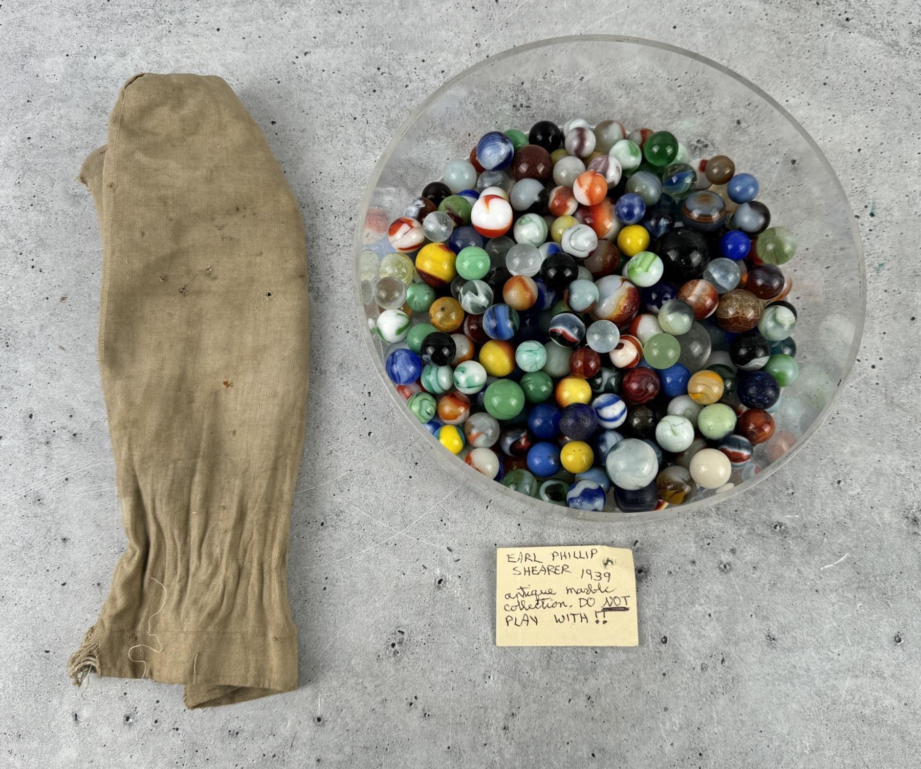 Collection of Antique Marbles