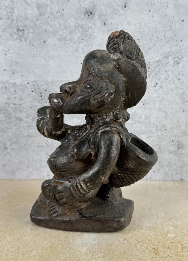 Bamileke Cameroon Clay African Wisdom Pipe