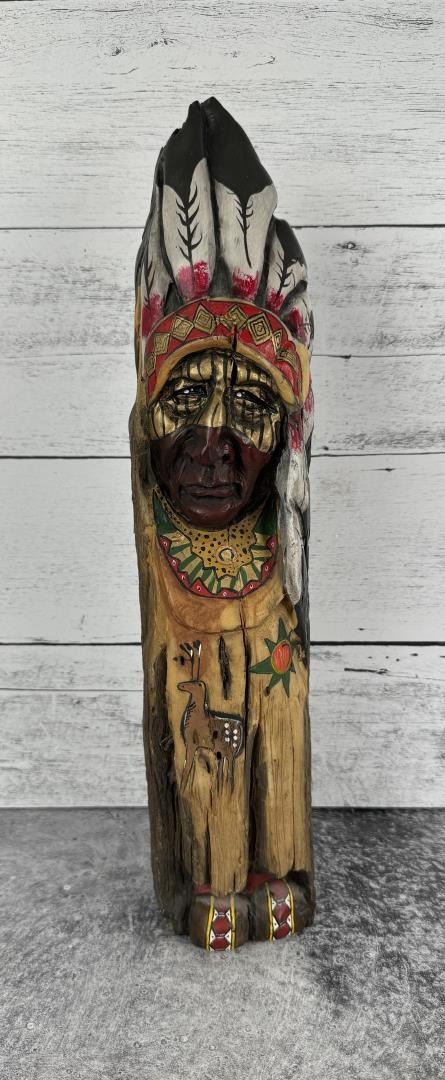 Rick Rowley Resin Indian