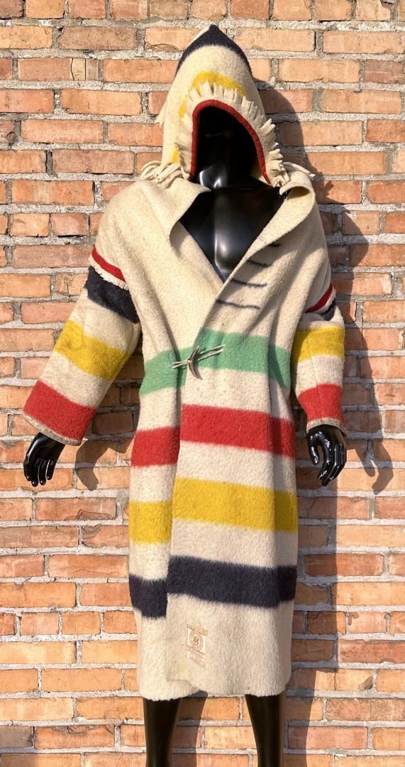 Antique Hudsons Bay Company Capote Jacket Coat