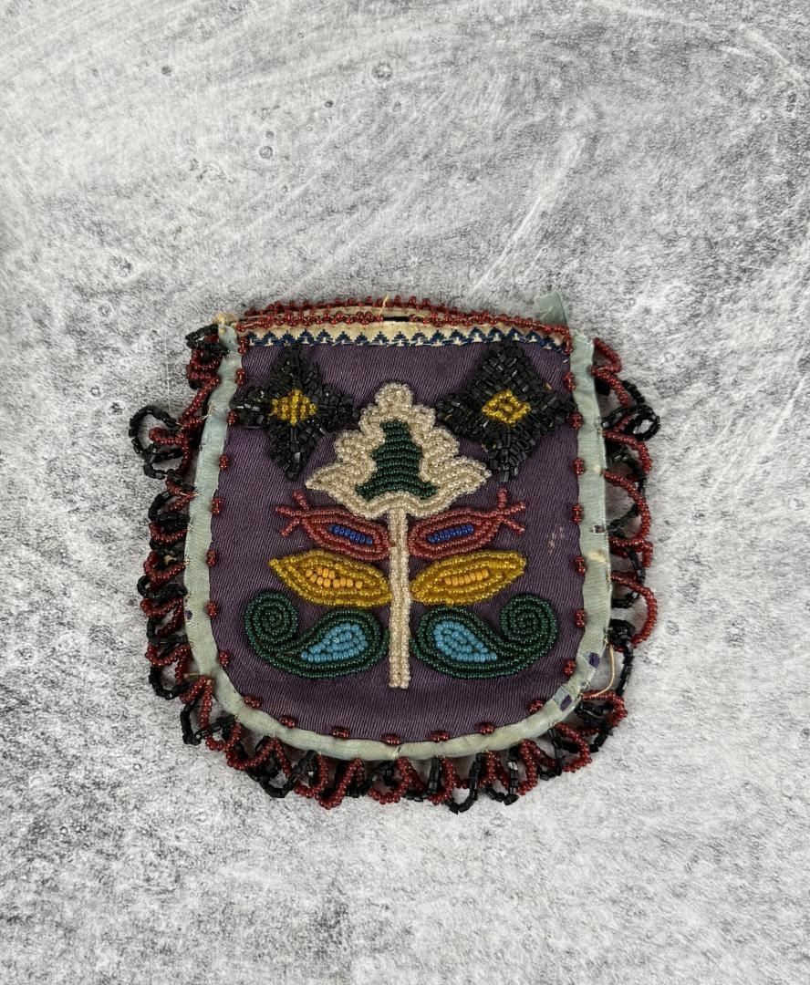Iroquois Native American Indian Beaded Pouch