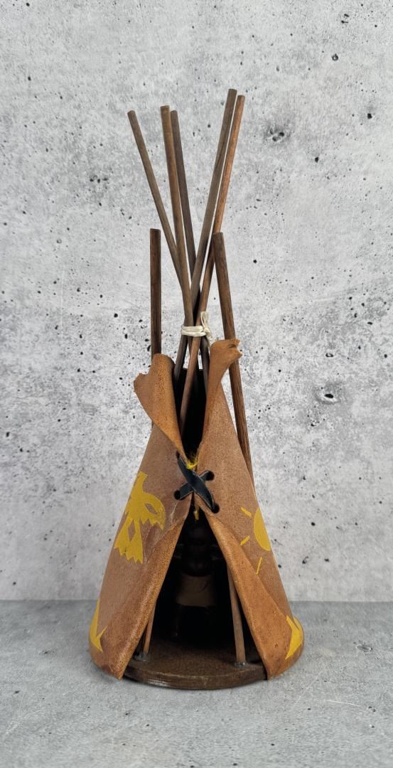 Native American Miniature Leather Tipi