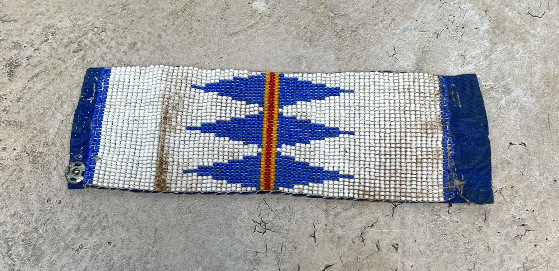 Native American Indian Beaded Wrist Band