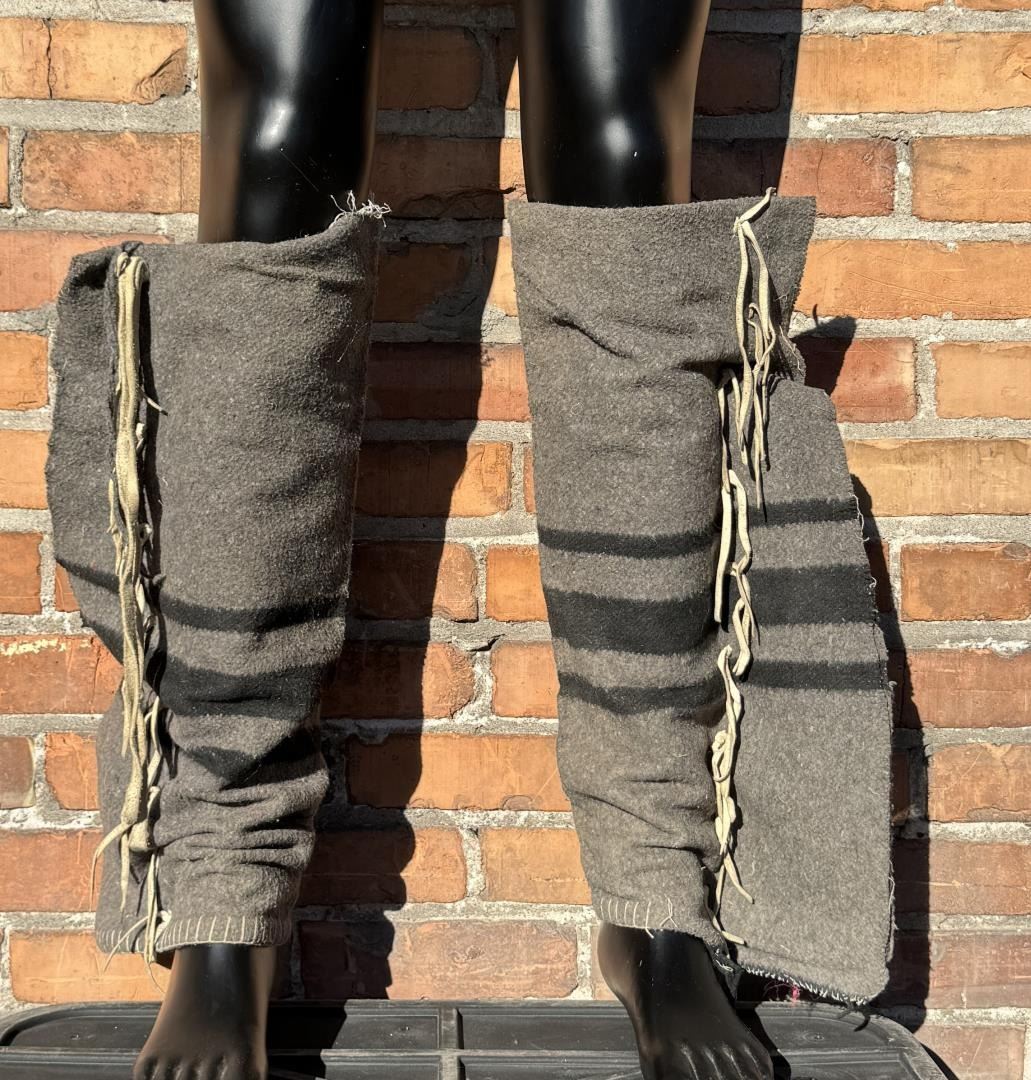 Native American Indian Fringed Blanket Leggings