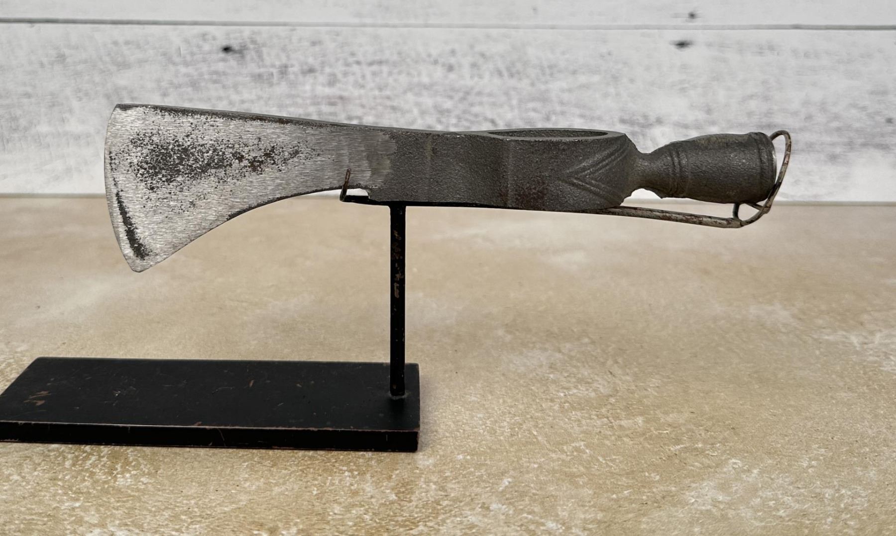 Native American Indian Tomahawk Peace Pipe Head