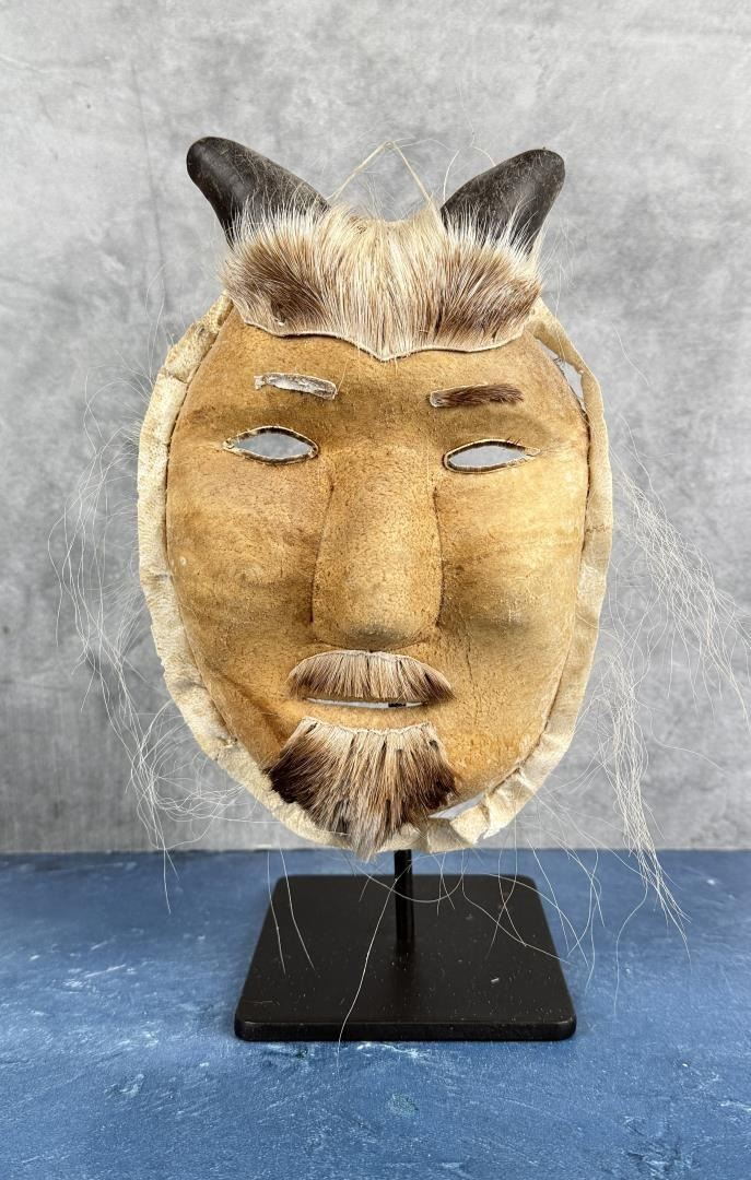 Alaskan Inuit Eskimo Caribou Mask