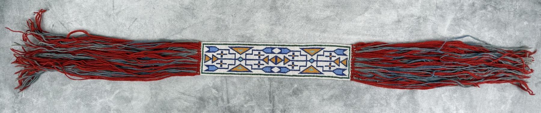 Potawatomi Native American Indian Beaded Garter