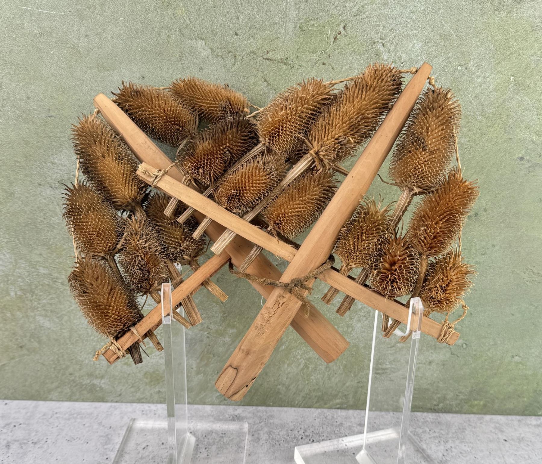 Navajo Teasel Cross Wool Carder Combs
