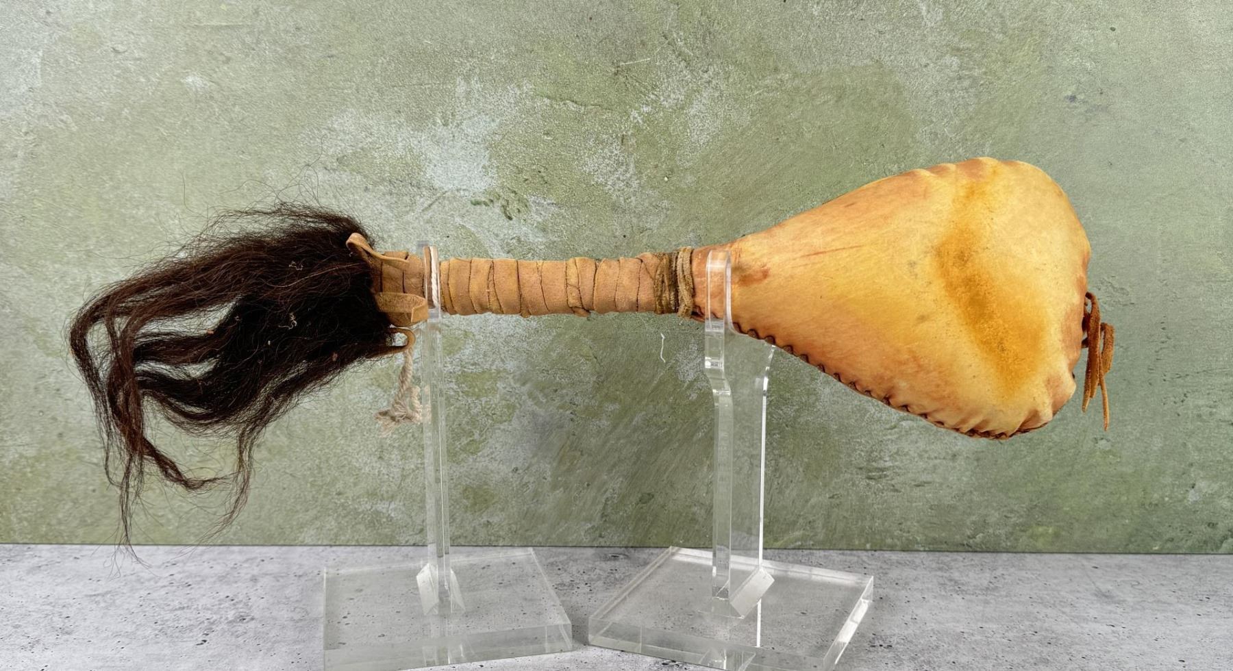 Plains Native American Indian Medicine Man Rattle