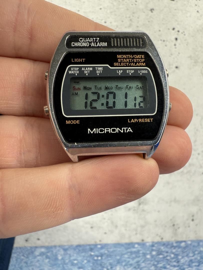 Micronta Quartz Chrono Alarm Watch