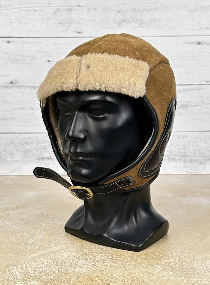 Aviator Trapper Shearling Winter Cap Hat