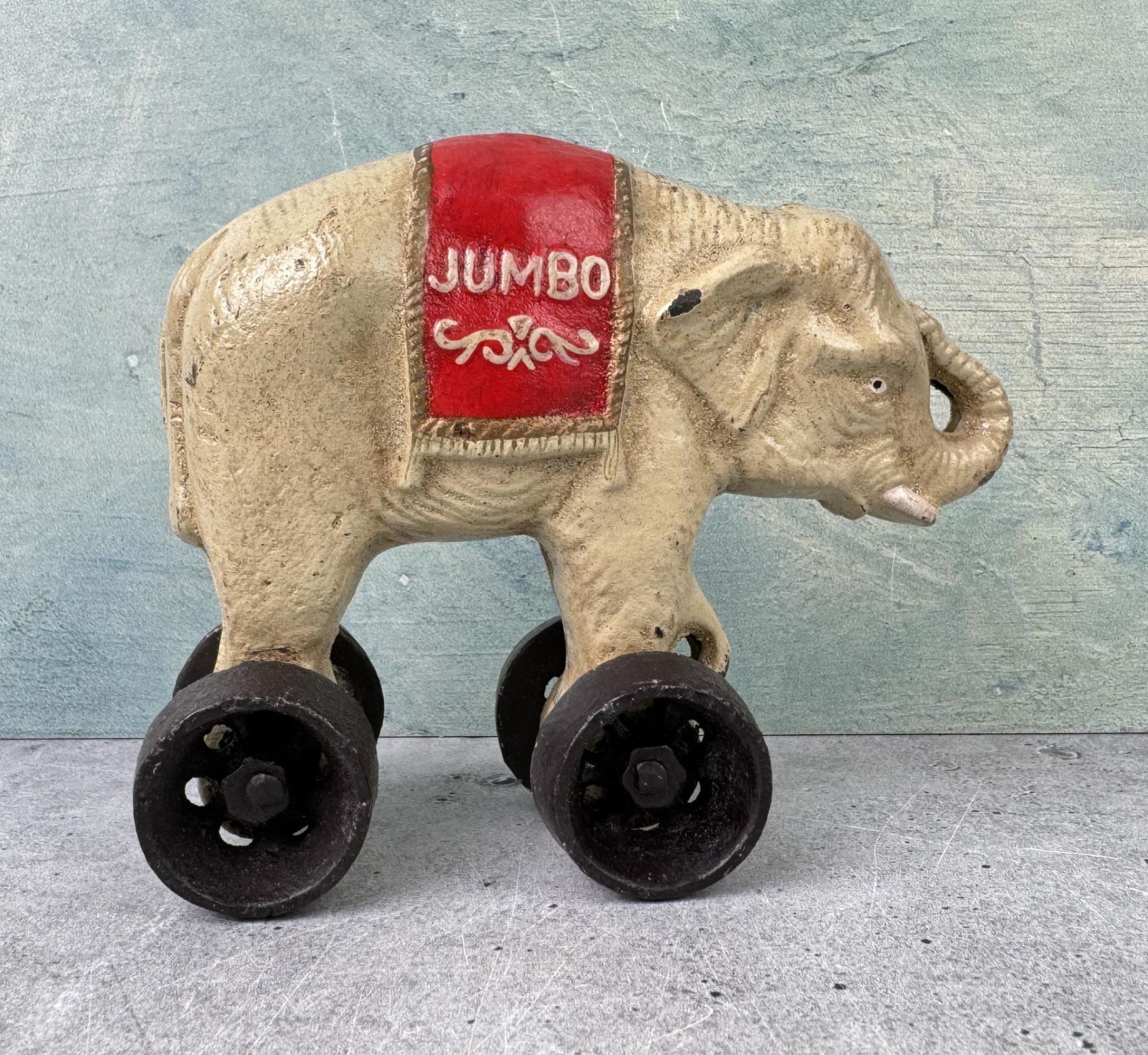 Jumbo Elephant Cast Iron Bank