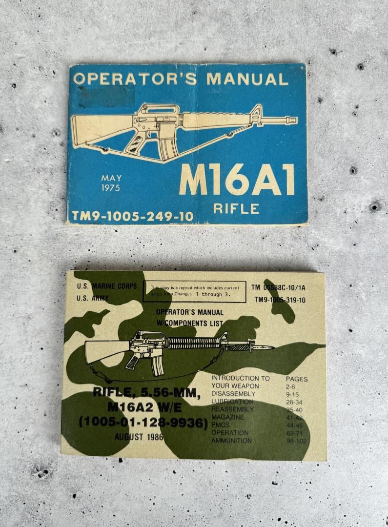 M16A1 & A2 Rifle Manuals
