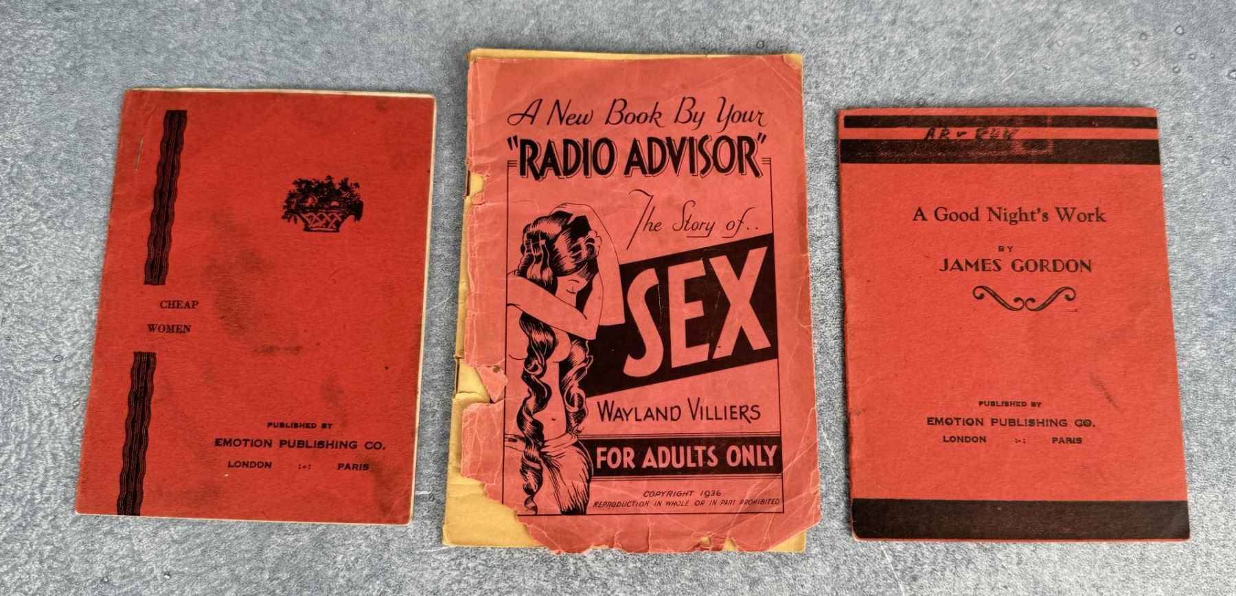 Collection Of Antique Sex Oriented Booklets