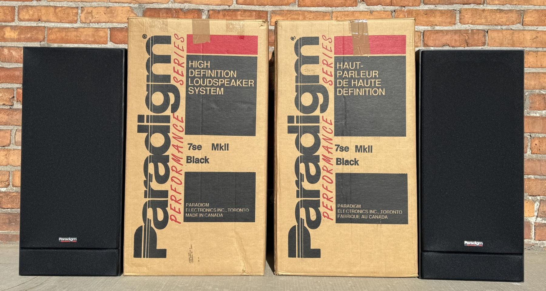 Paradigm Performance Series MKII 7se Speakers