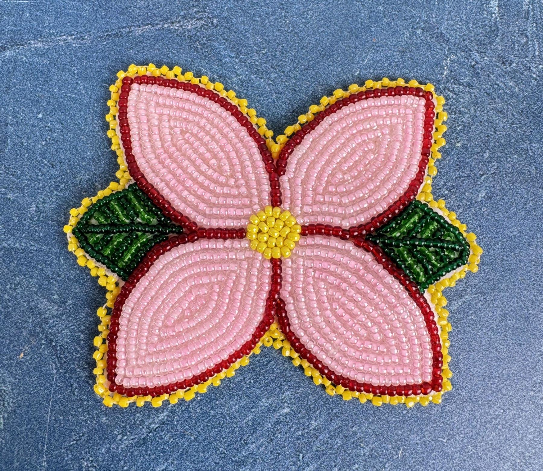 Plateau Native American Indian Beaded Barrette