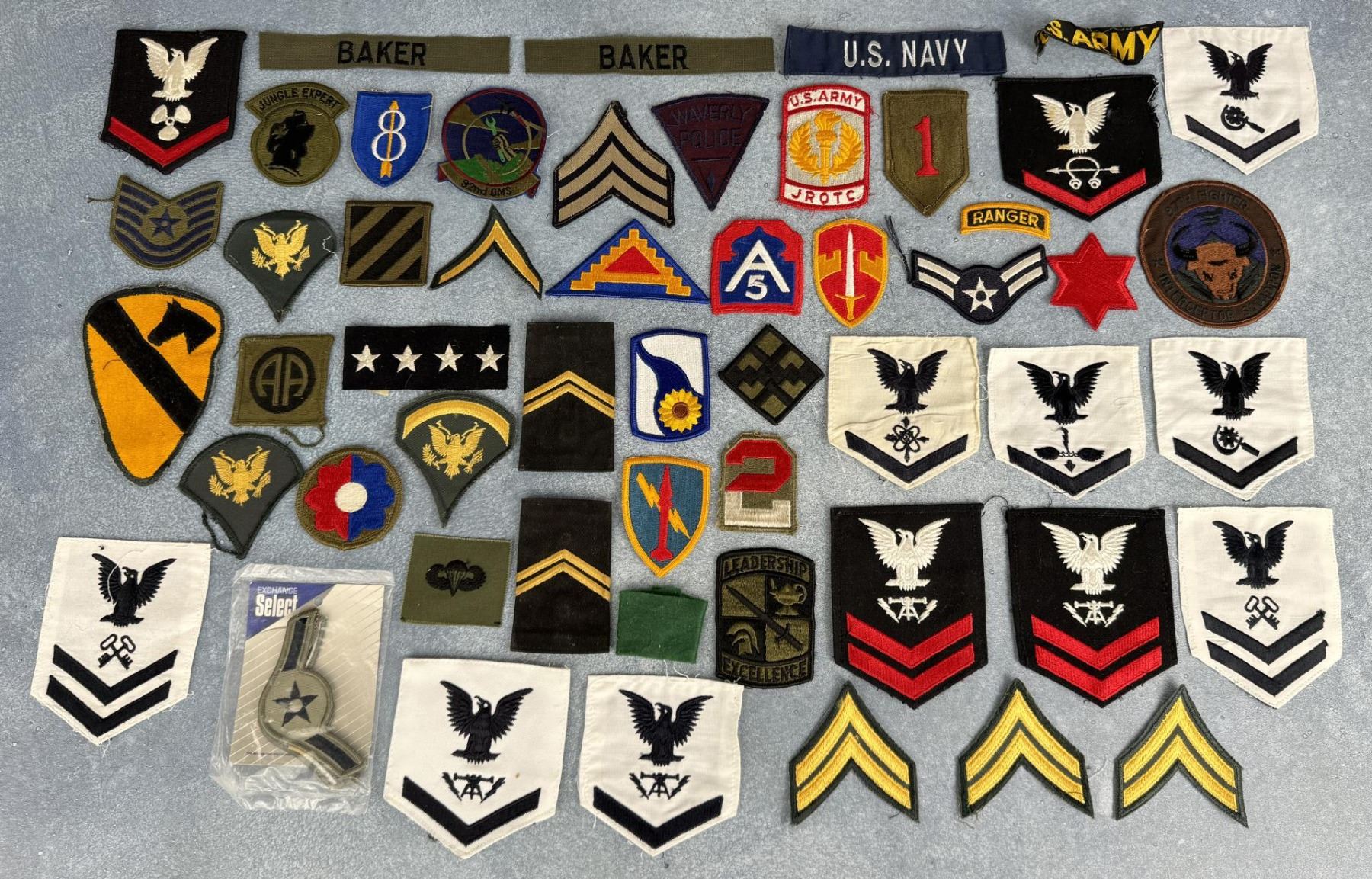 Collection of US Armed Forces Patches